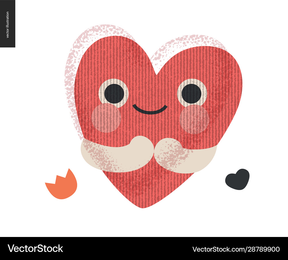 Happy heart - valentine graphics Royalty Free Vector Image