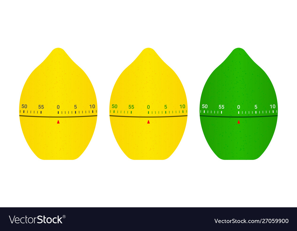 Mechanical kitchen timer Royalty Free Vector Image