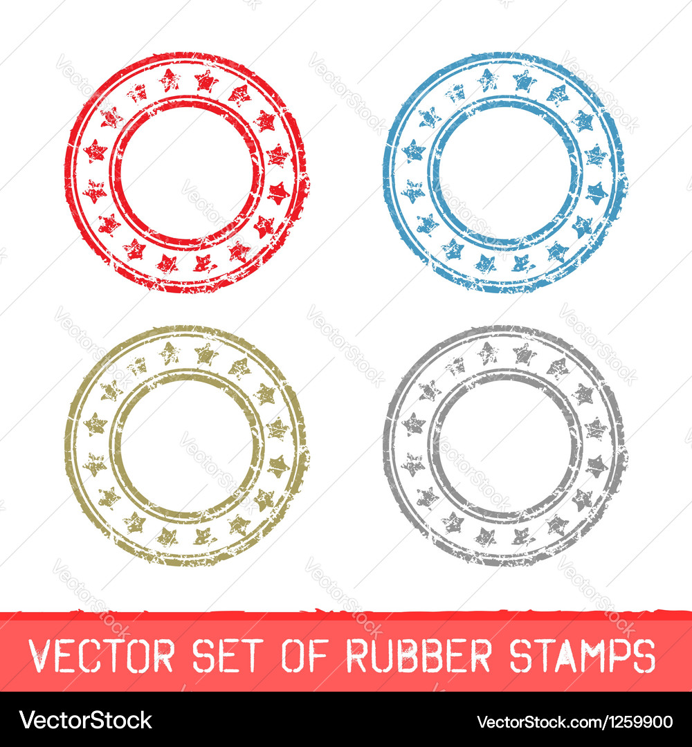 Set of rubber stamps Royalty Free Vector Image