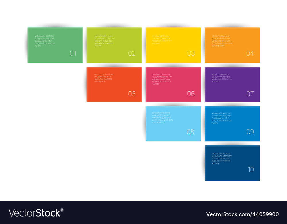 Table layout template schedule spreadsheet Vector Image