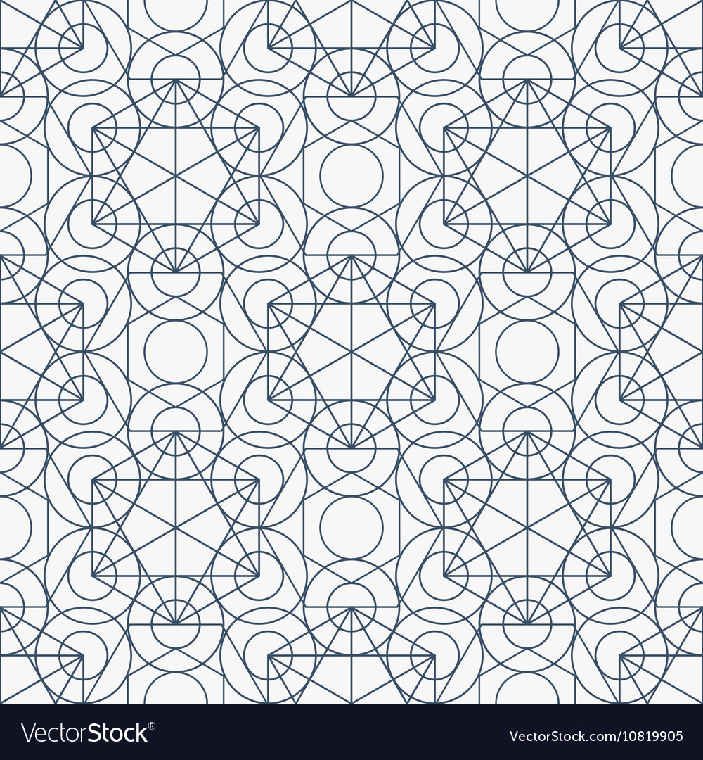 Geometry Seamless Pattern Royalty Free Vector Image