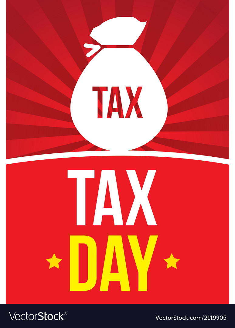 Tax background over red Royalty Free Vector Image Tax background over red Royalty Free Vector Image