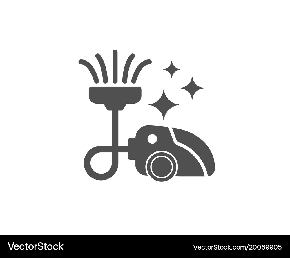 Vacuum cleaner simple icon cleaning service Vector Image