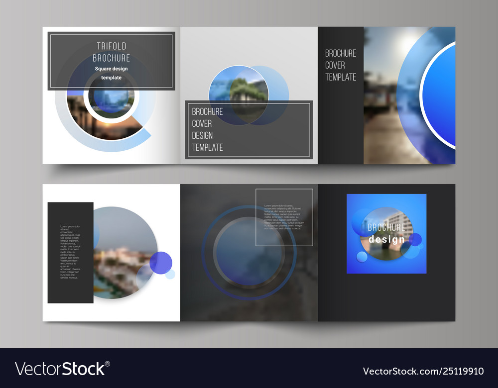 Minimal editable layout square Royalty Free Vector Image