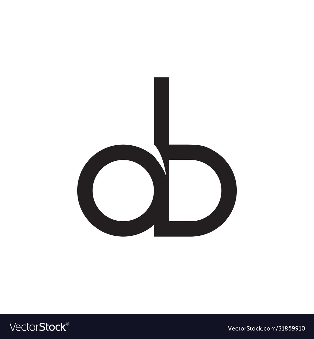O b icon design Royalty Free Vector Image - VectorStock