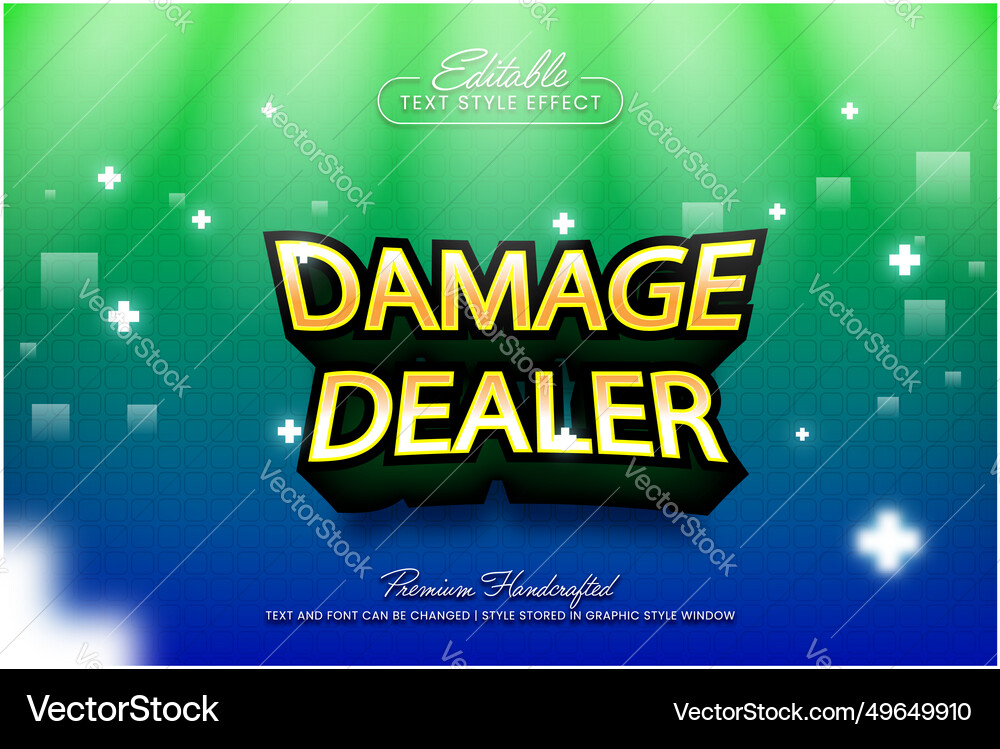 Video game esport team graphic style editable 3d Vector Image