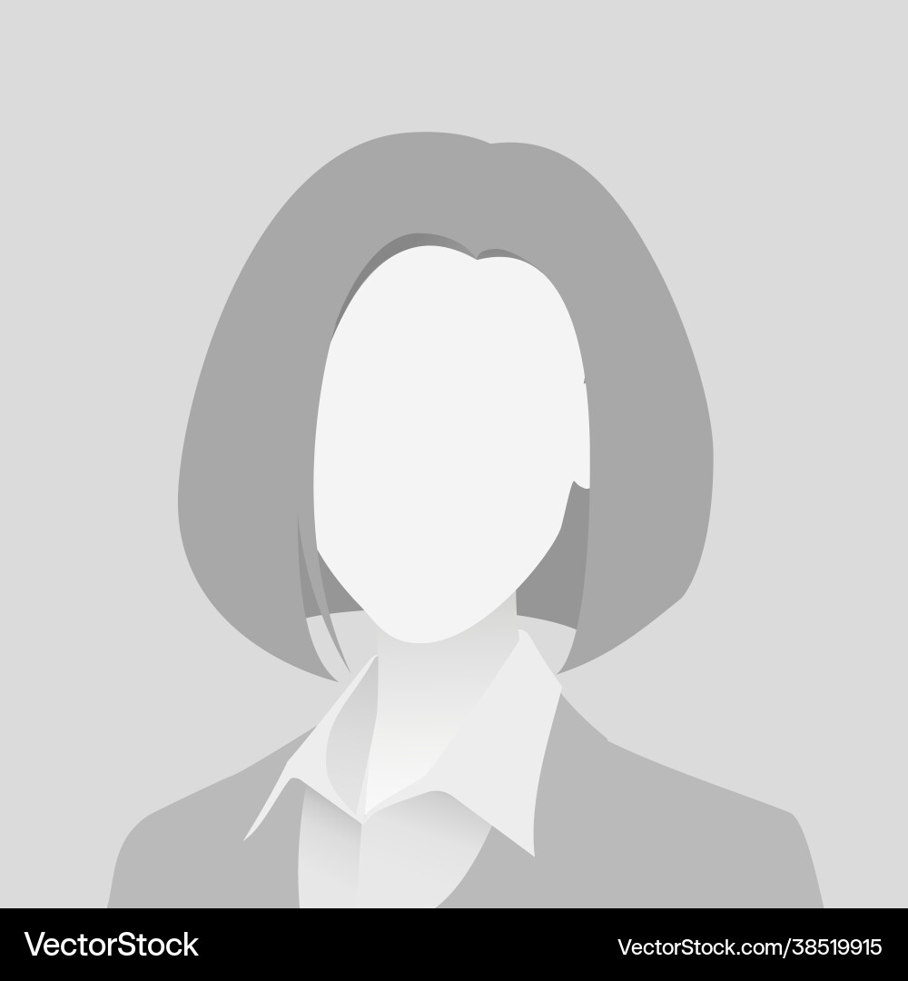 Default avatar photo placeholder icon grey Vector Image