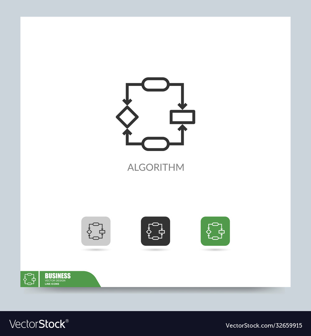 Modern business icon symbol logo graphic design Vector Image