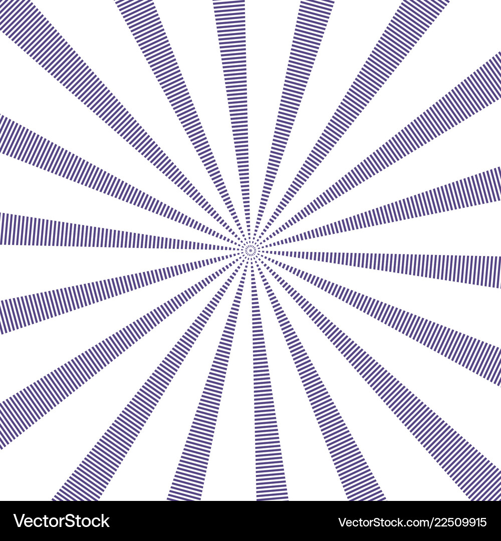 Popular sun rays background ultra violet color Vector Image