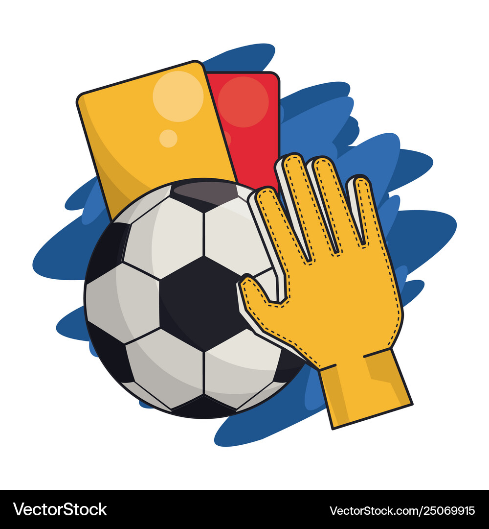 Soccer sport game Royalty Free Vector Image - VectorStock