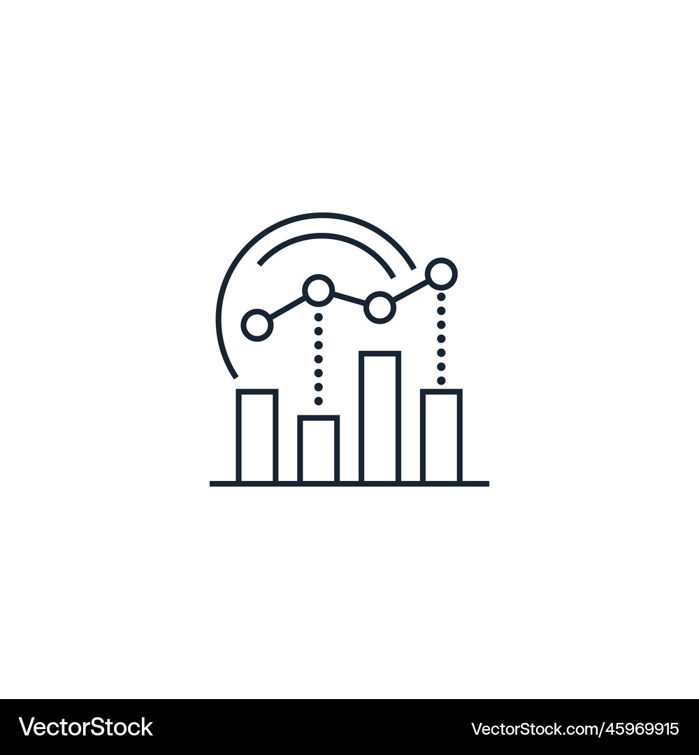 Statistics creative icon from business icons Vector Image
