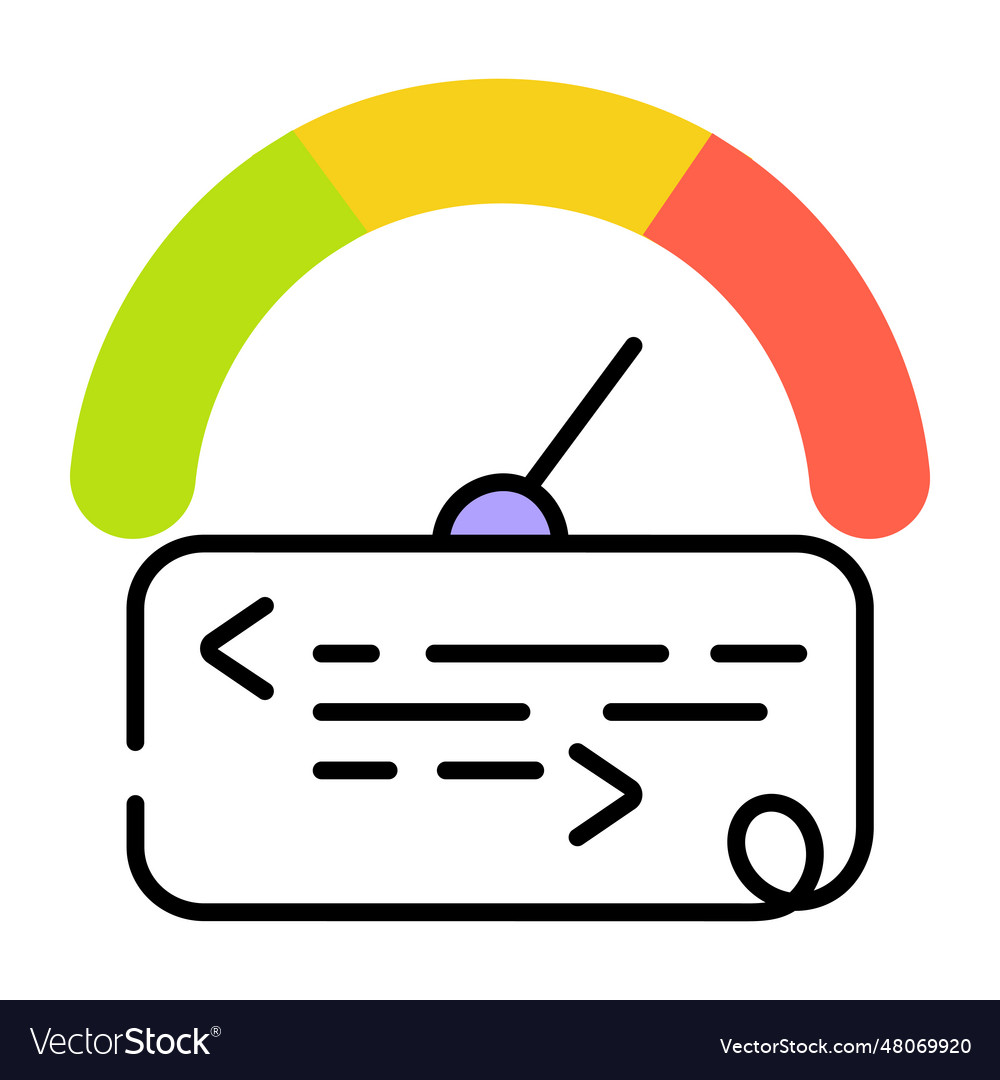 Code speed Royalty Free Vector Image - VectorStock