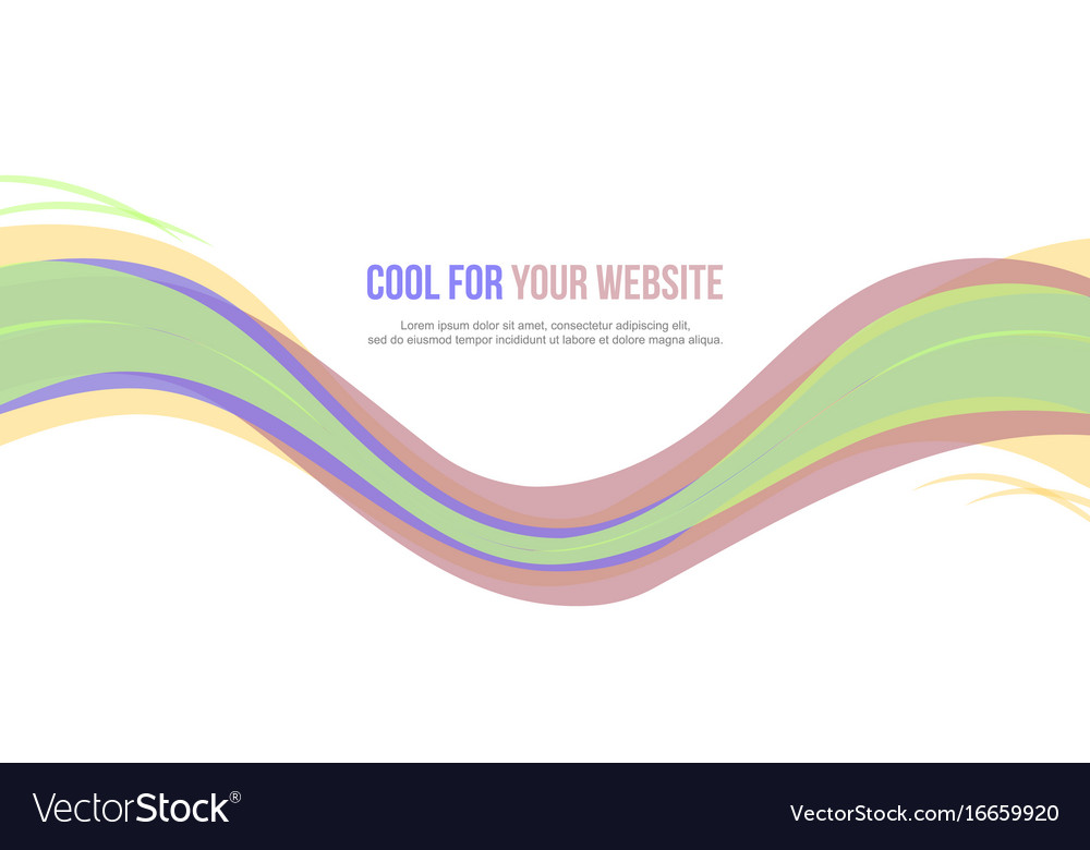 Collection abstract header website design Vector Image