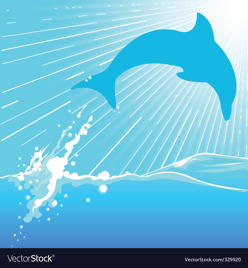 Dolphin Royalty Free Vector Image - VectorStock