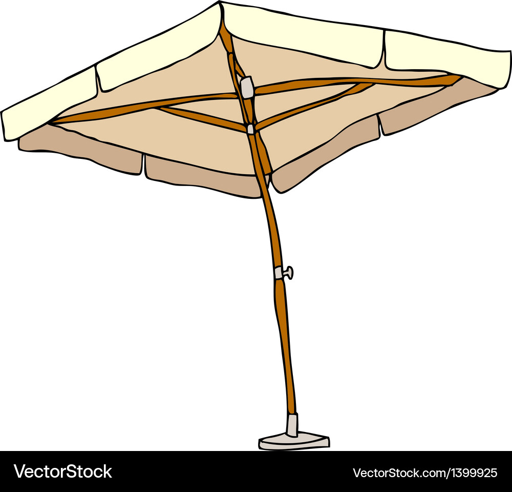 A view of parasol Royalty Free Vector Image - VectorStock