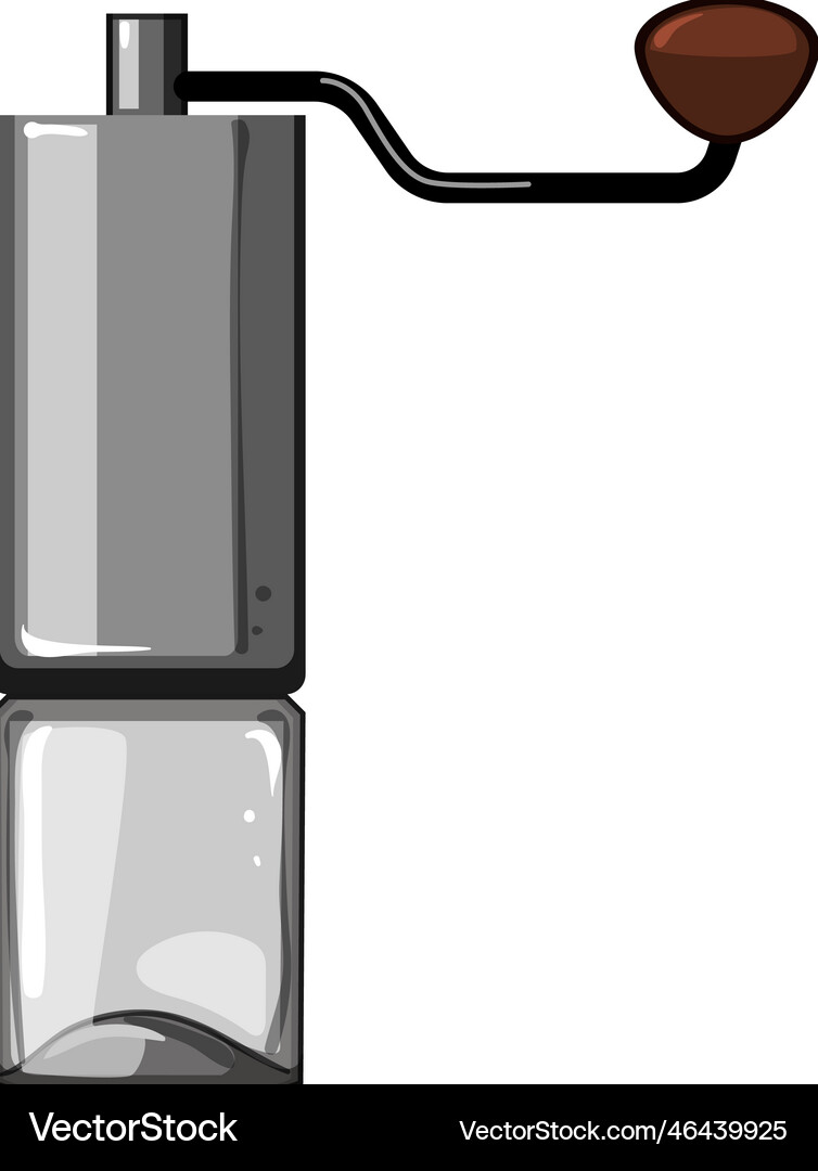 Tool mill coffee grinder manual cartoon Royalty Free Vector