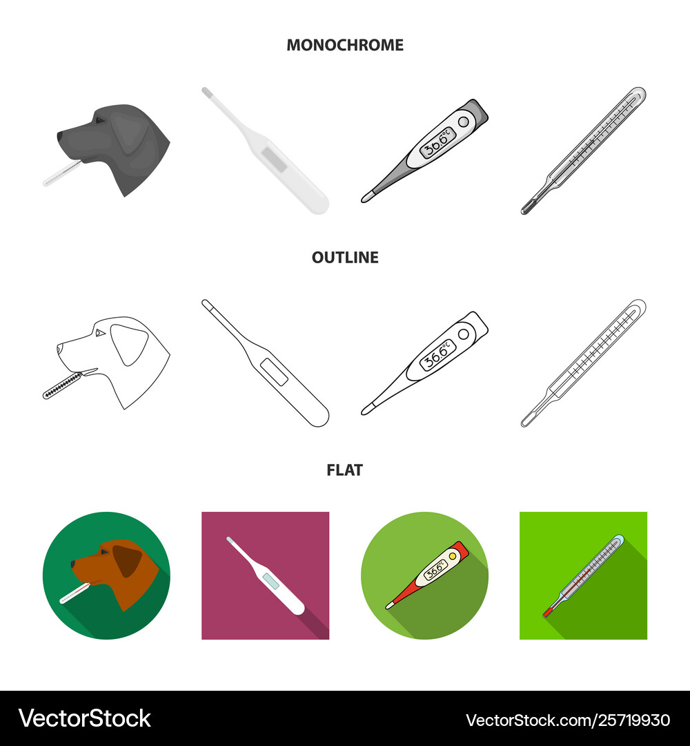 Design thermometer and heat logo Royalty Free Vector Image