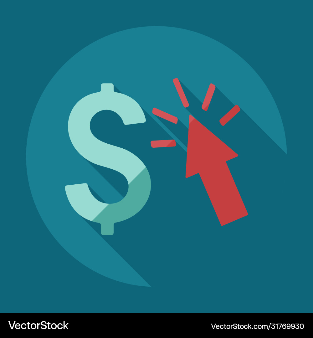 Flat modern design with shadow icons business icon