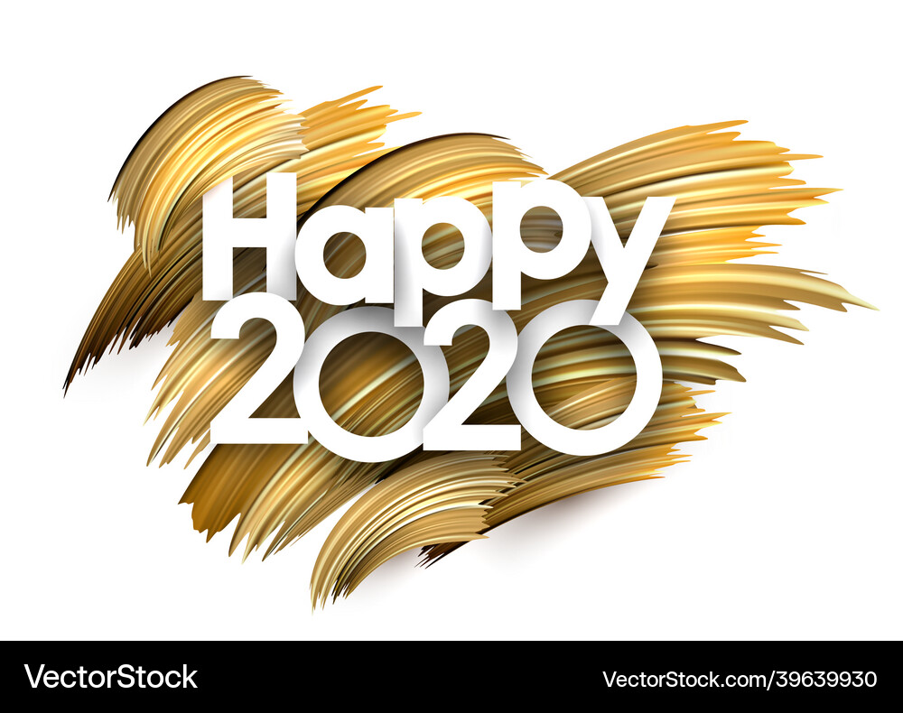 Happy 2020 new year festive background Royalty Free Vector