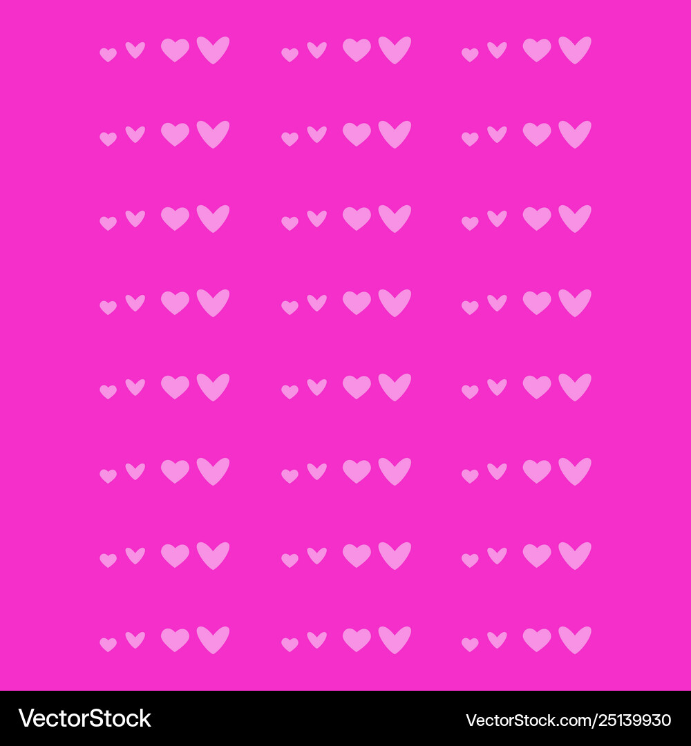 Heart pattern background look sweet and beautiful Vector Image