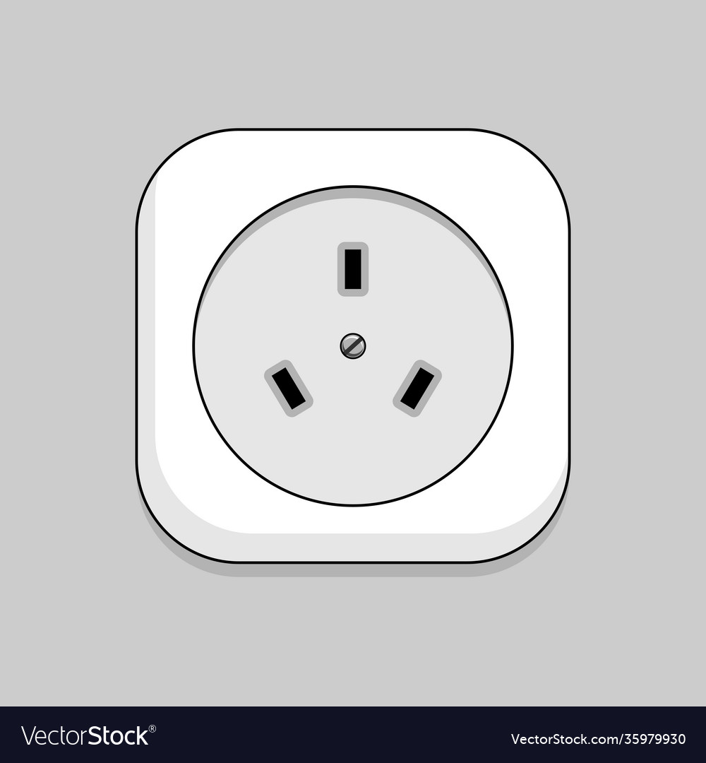Socket for interior Royalty Free Vector Image - VectorStock