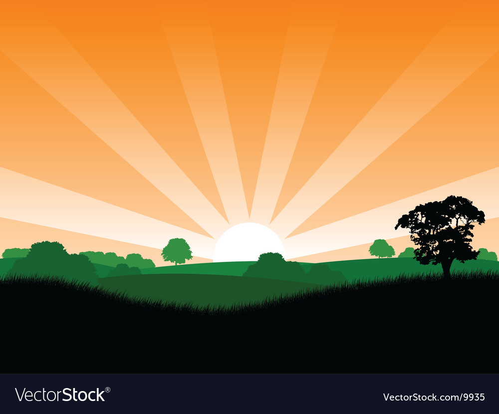 Landscape Royalty Free Vector Image - VectorStock