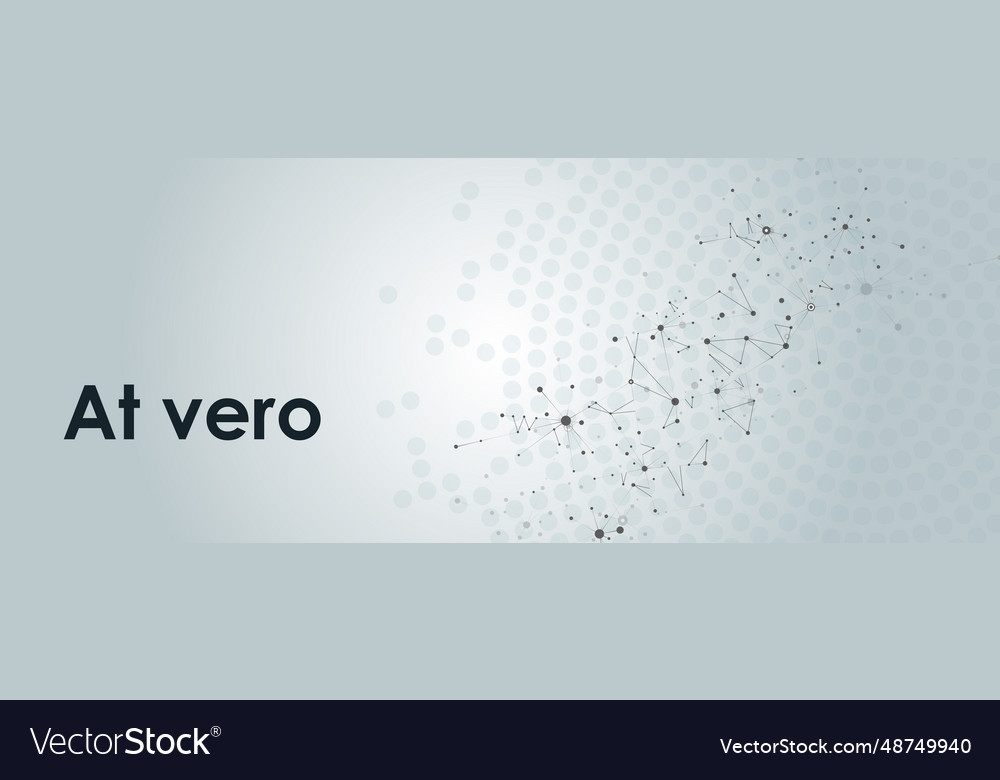 Geometric node polygon connect pattern template Vector Image