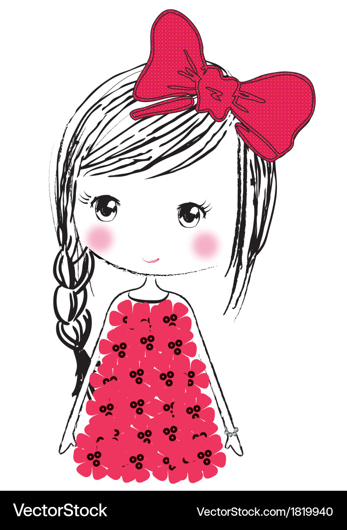 Girl Royalty Free Vector Image - VectorStock