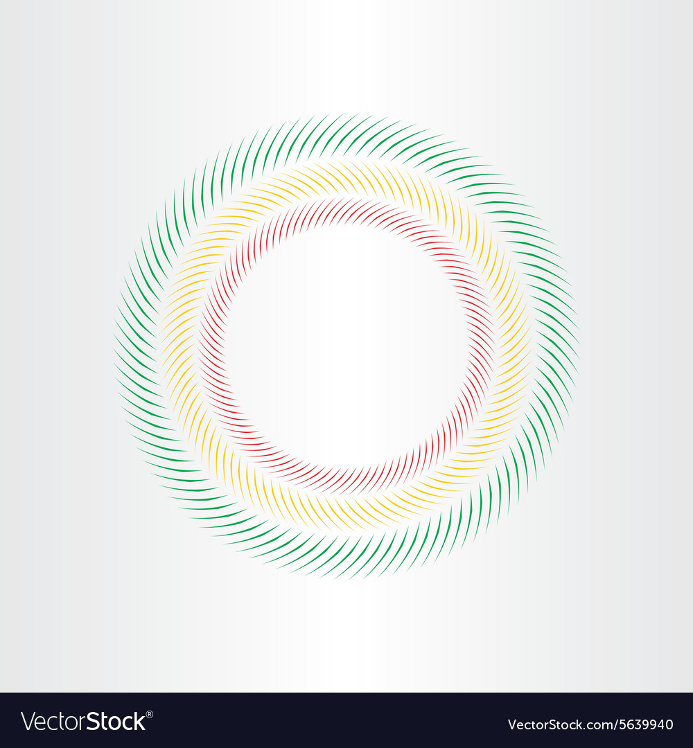 Optical circle element Royalty Free Vector Image
