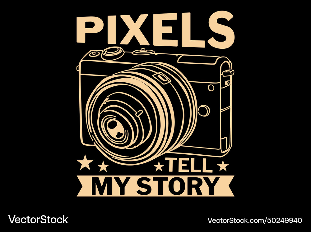 Pixels tell my story Royalty Free Vector Image