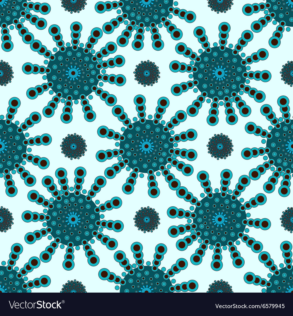 Futuristic pattern on light background seamless Vector Image
