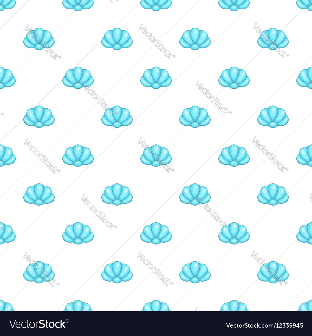 Shell pattern cartoon style Royalty Free Vector Image