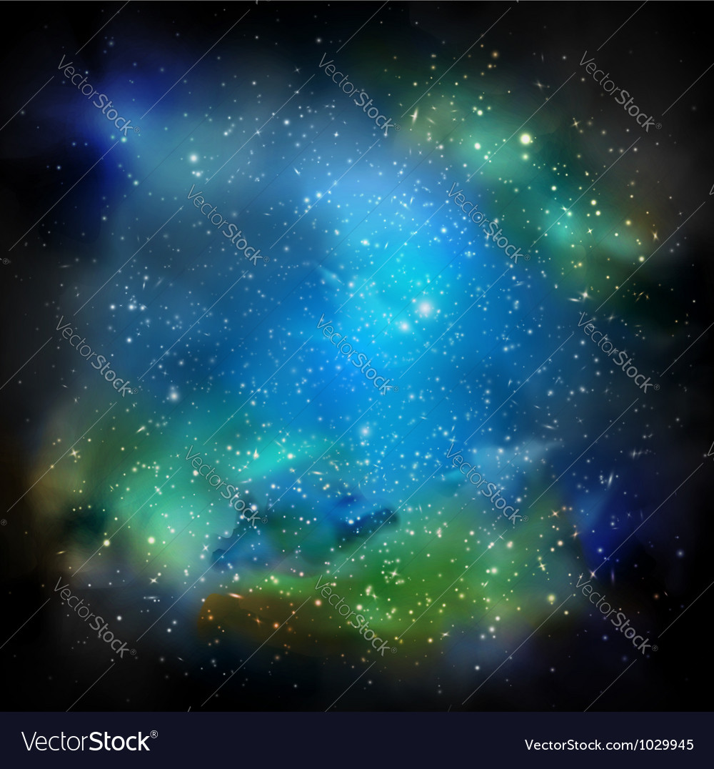 The Galaxy Royalty Free Vector Image - VectorStock