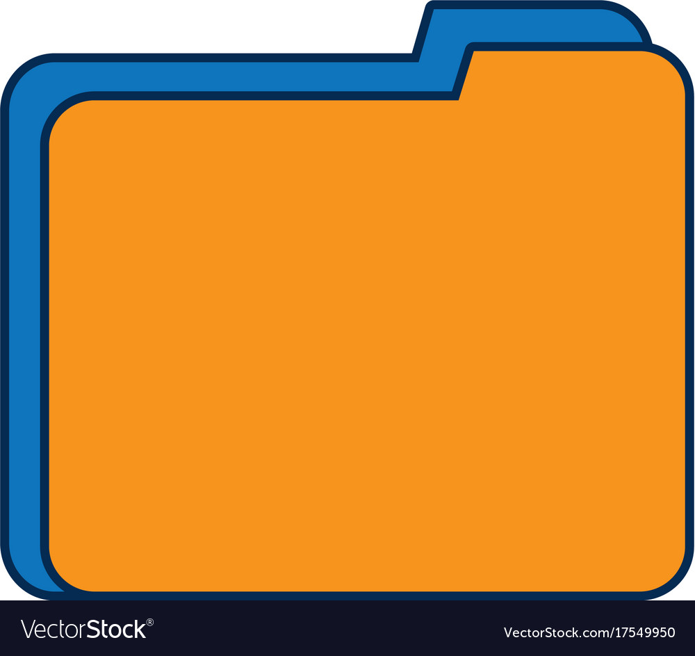 Document folder icon Royalty Free Vector Image