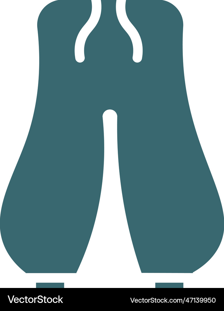 Harem pants icon filled pants icon from Royalty Free Vector