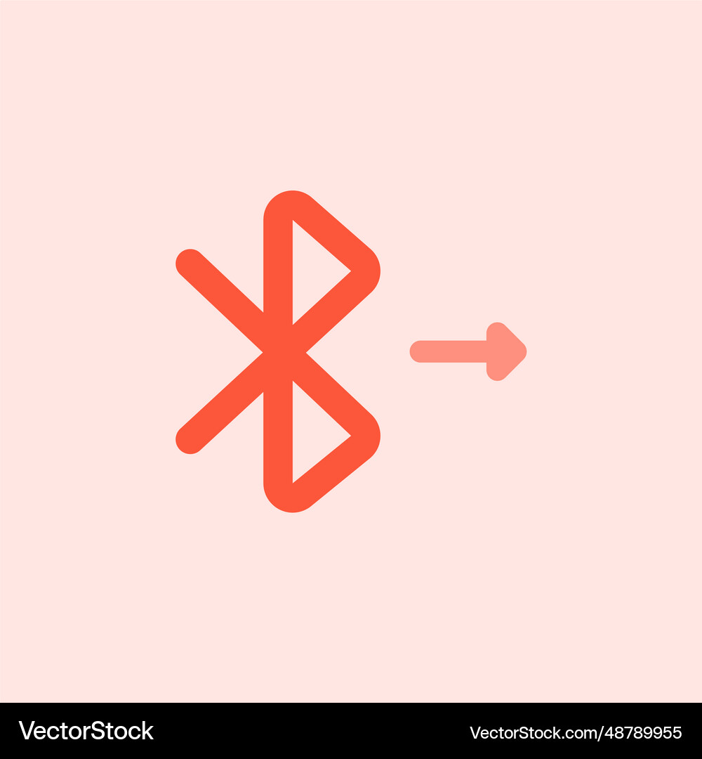 Bluetooth function for sharing information Vector Image