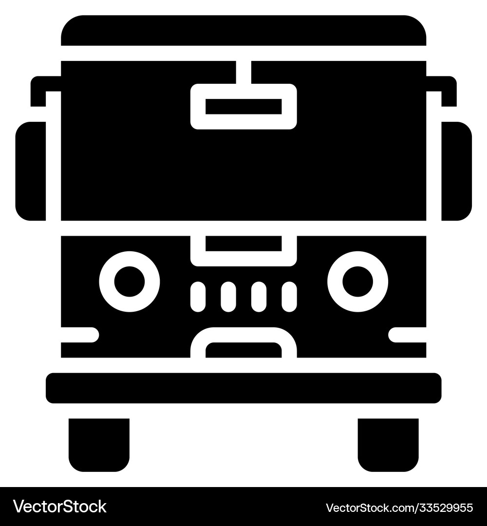 Bus icon summer vacation related Royalty Free Vector Image