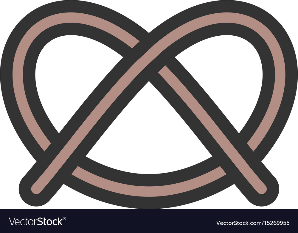 Pretzel Royalty Free Vector Image - VectorStock