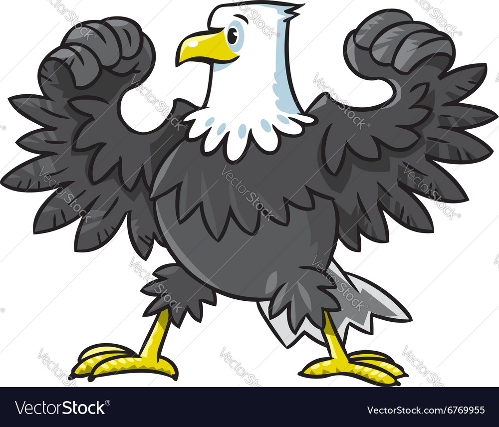 Strong eagle Royalty Free Vector Image - VectorStock