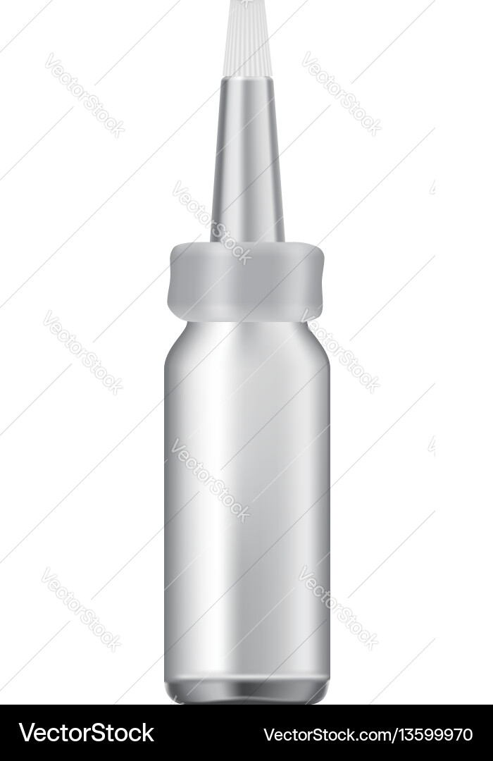 Nasal drops icon realistic style Royalty Free Vector Image