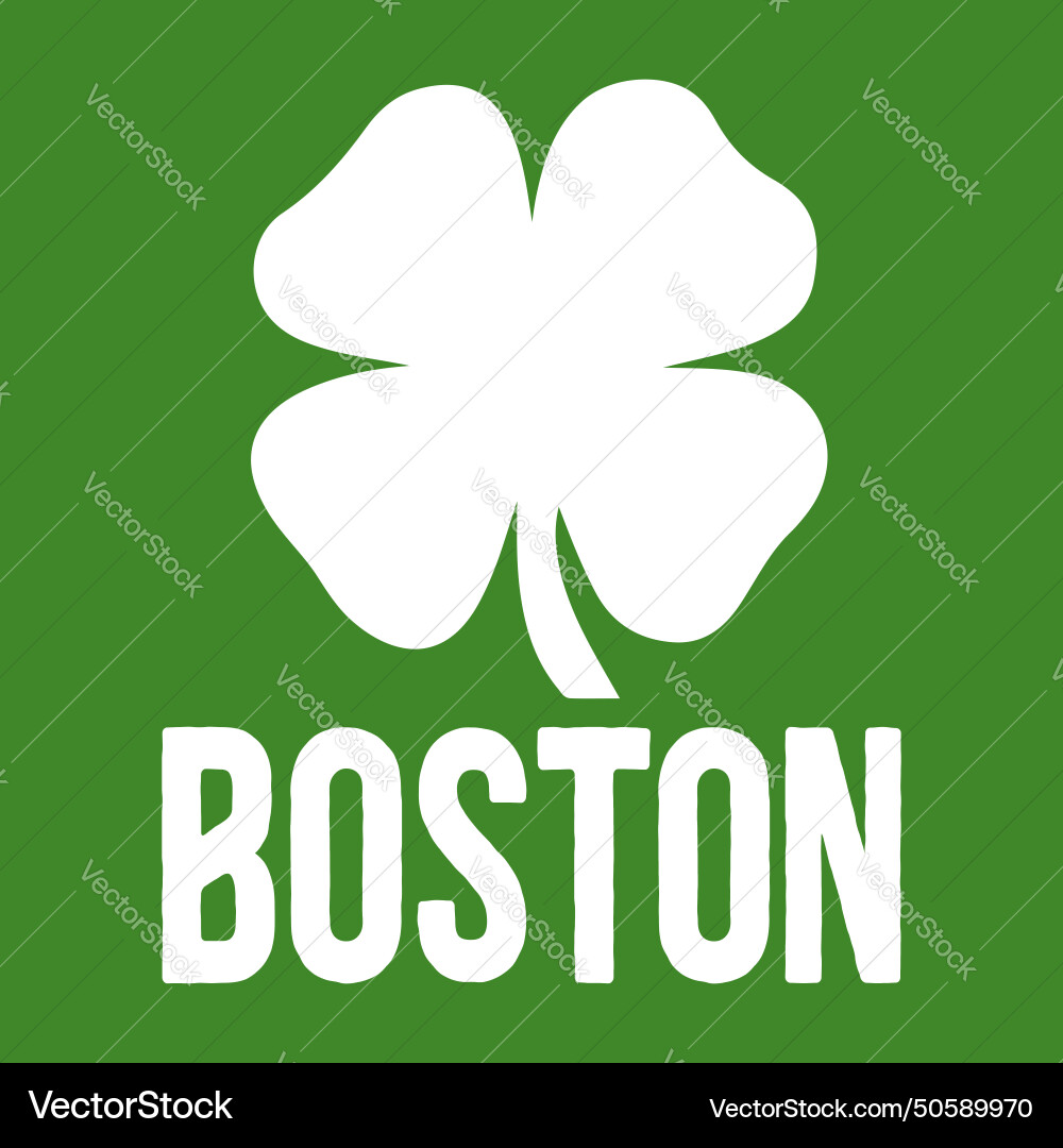 St patricks day shamrock massachusetts boston iris