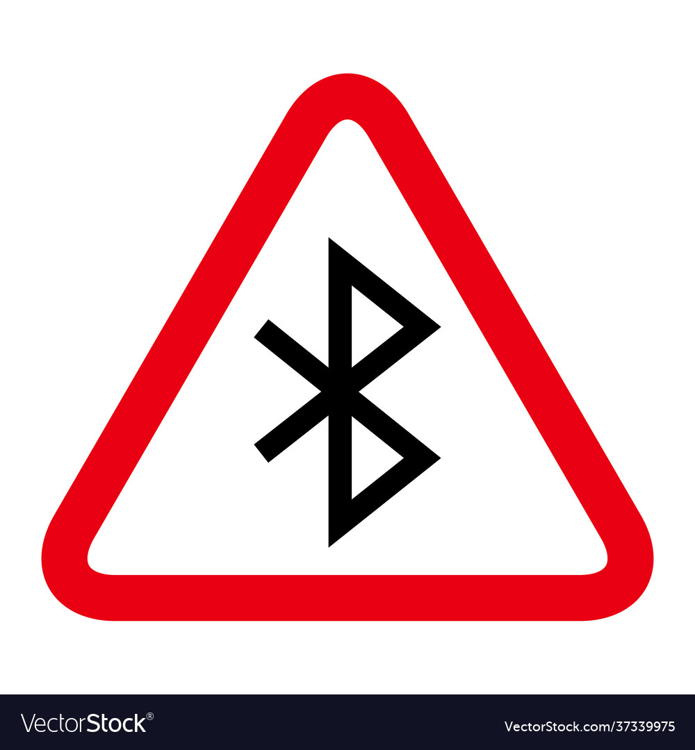 Bluetooth technology icon network connection web Vector Image