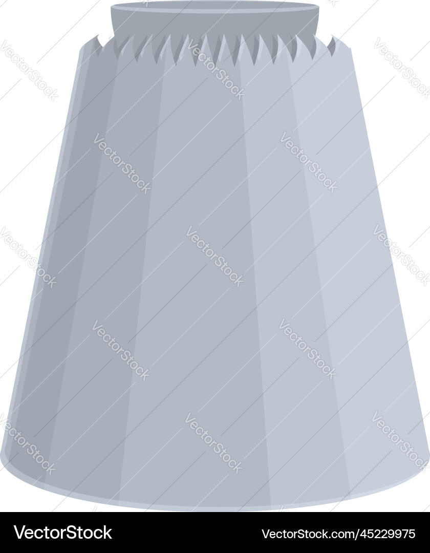 Cake icing nozzle icon cartoon pastry Royalty Free Vector