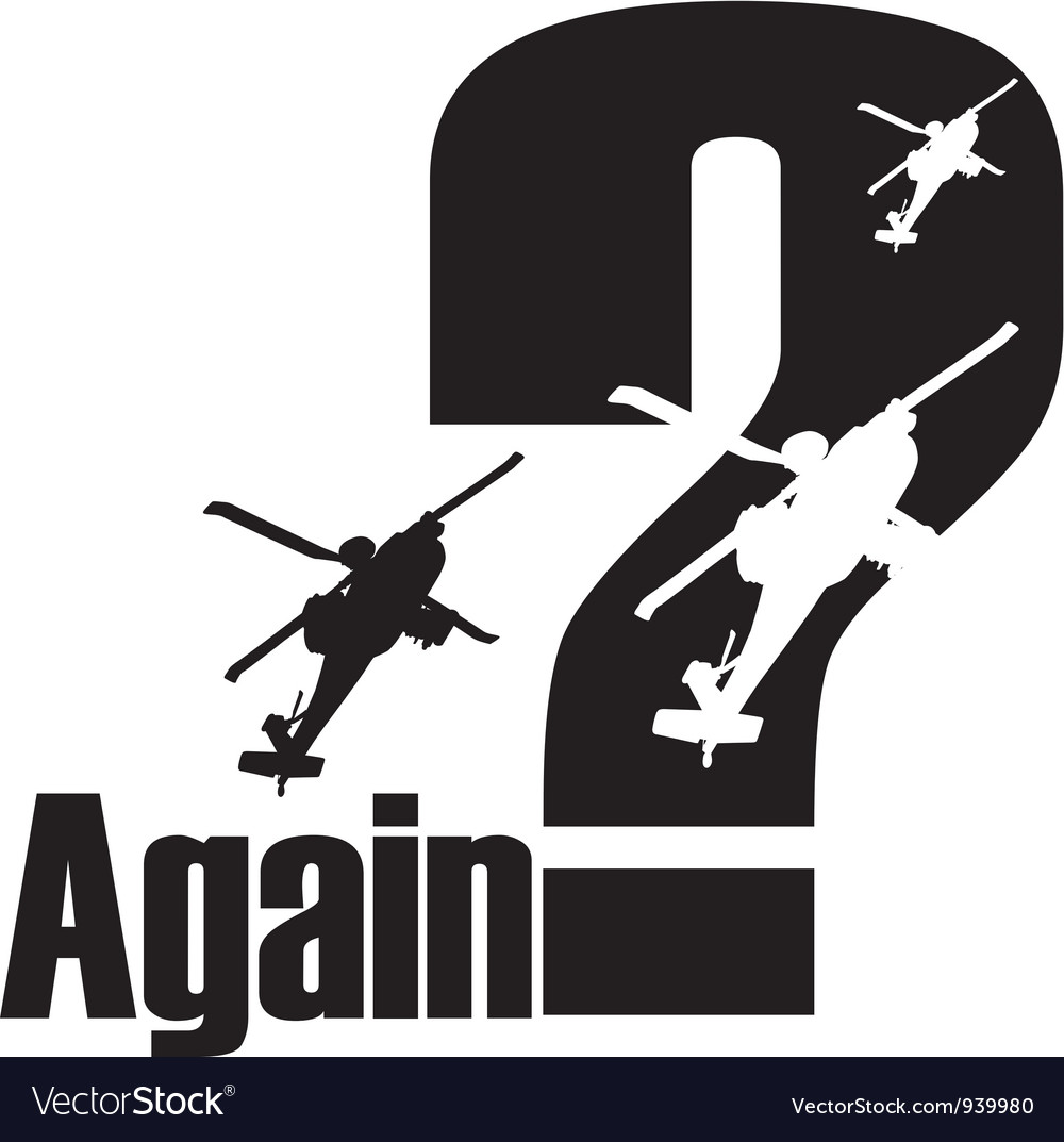 Again Royalty Free Vector Image - VectorStock