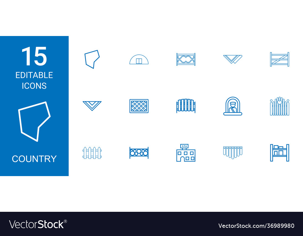 Country icons Royalty Free Vector Image - VectorStock