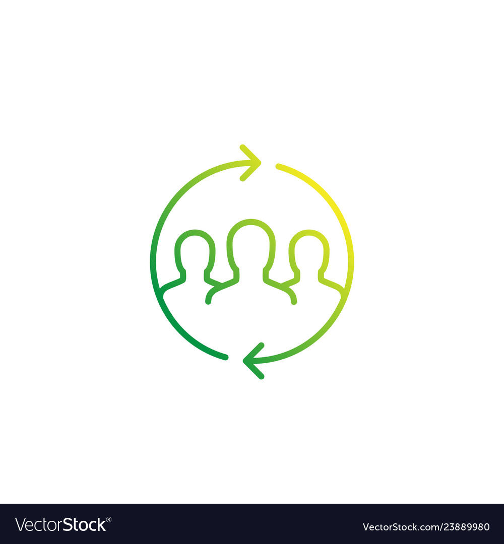 Customer retention returning clients icon Vector Image Customer retention returning clients icon Vector Image