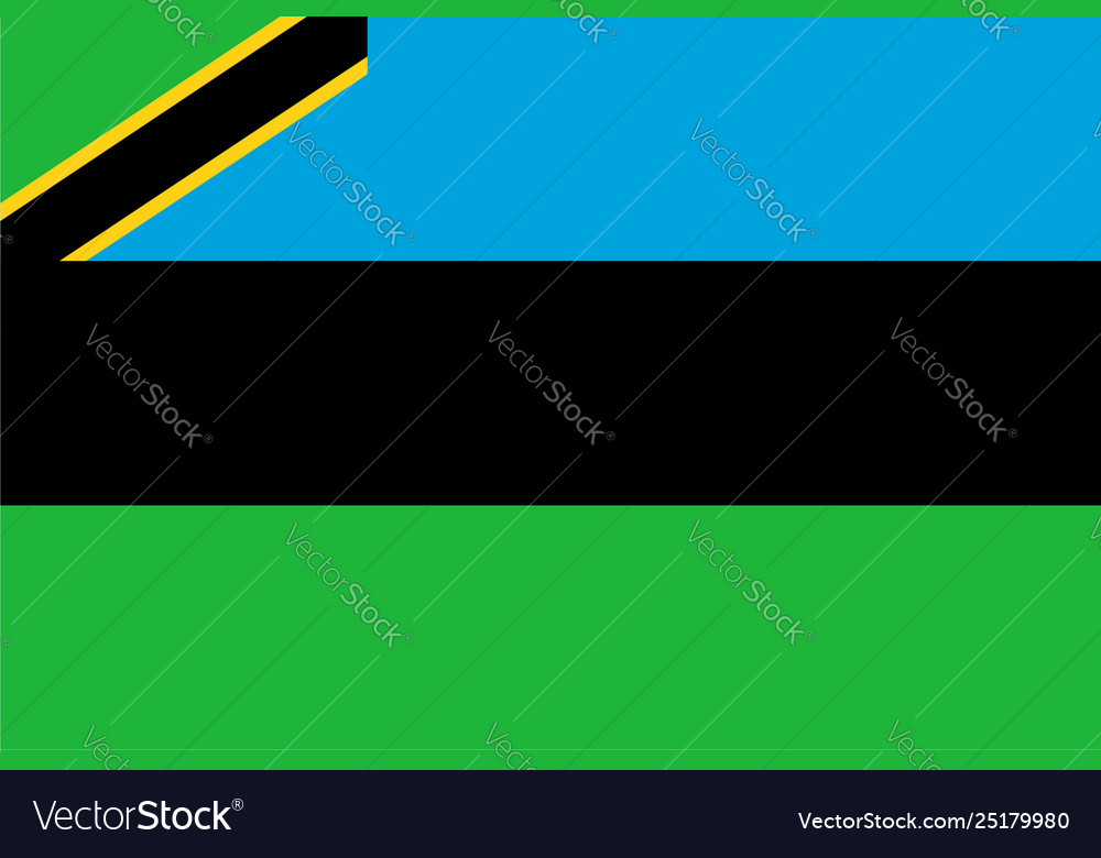 Flag rectangular shape Royalty Free Vector Image