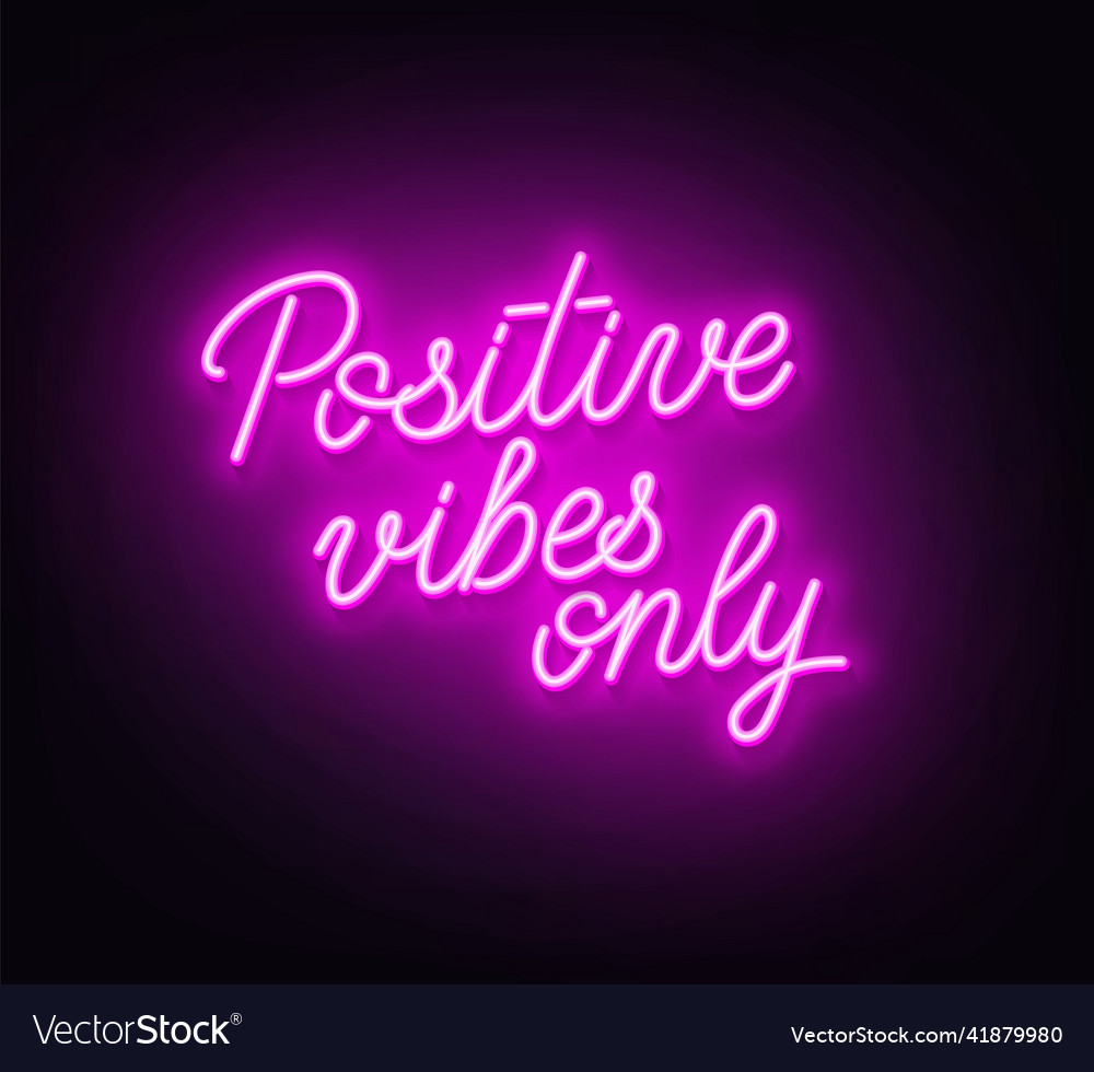 Positive Vibes Only Good Vibes Only LED Neon Sign – Londonneon