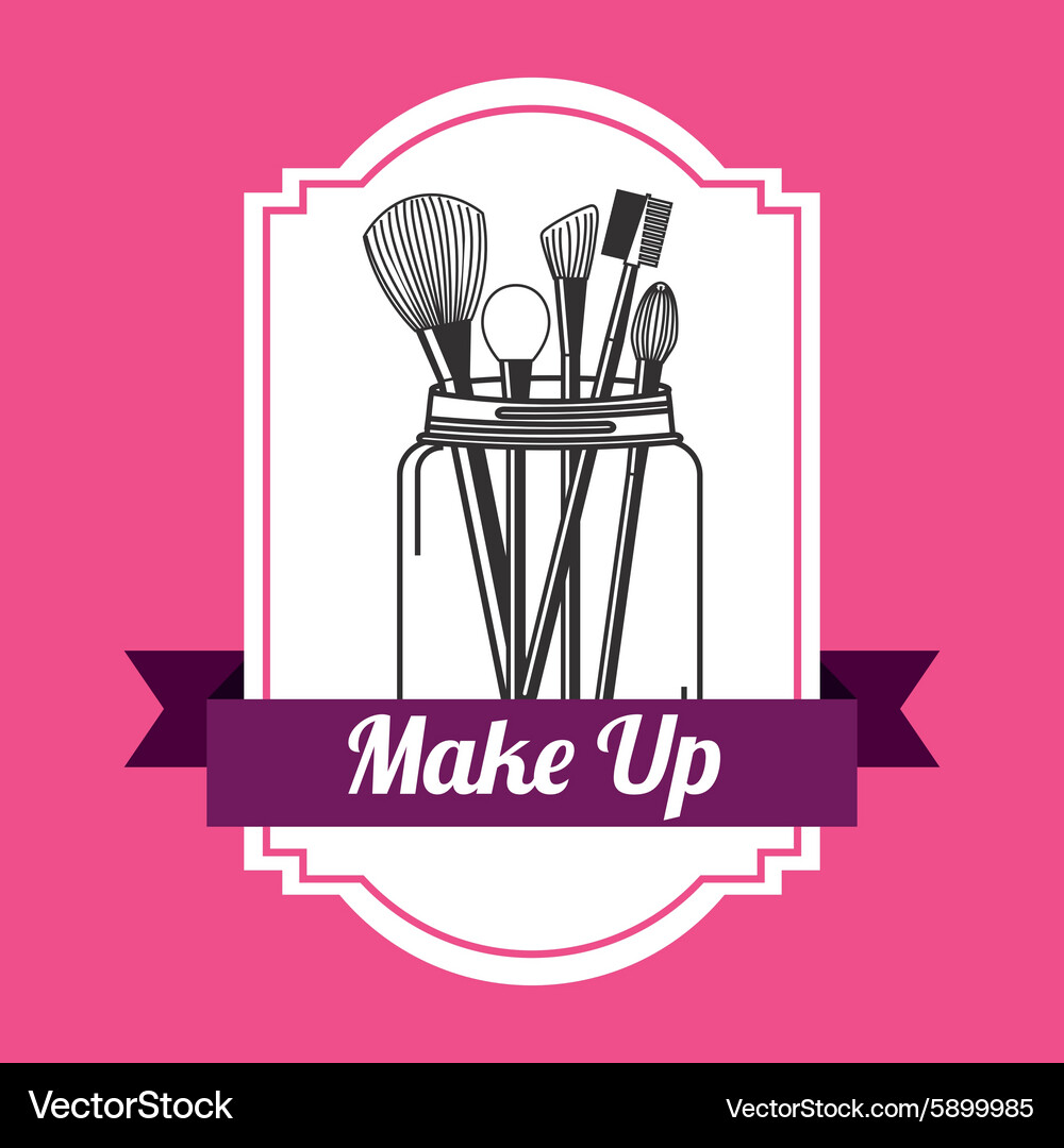 Make up Royalty Free Vector Image - VectorStock