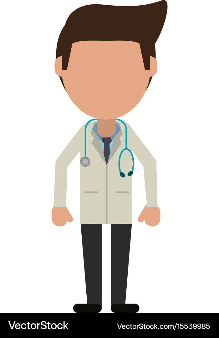 Medical doctor profession help Royalty Free Vector Image